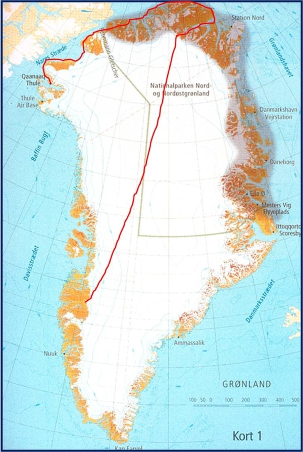 Optakt og tanker, til "1. Thule til Thule ekspedition" - Erik B. Jørgensen